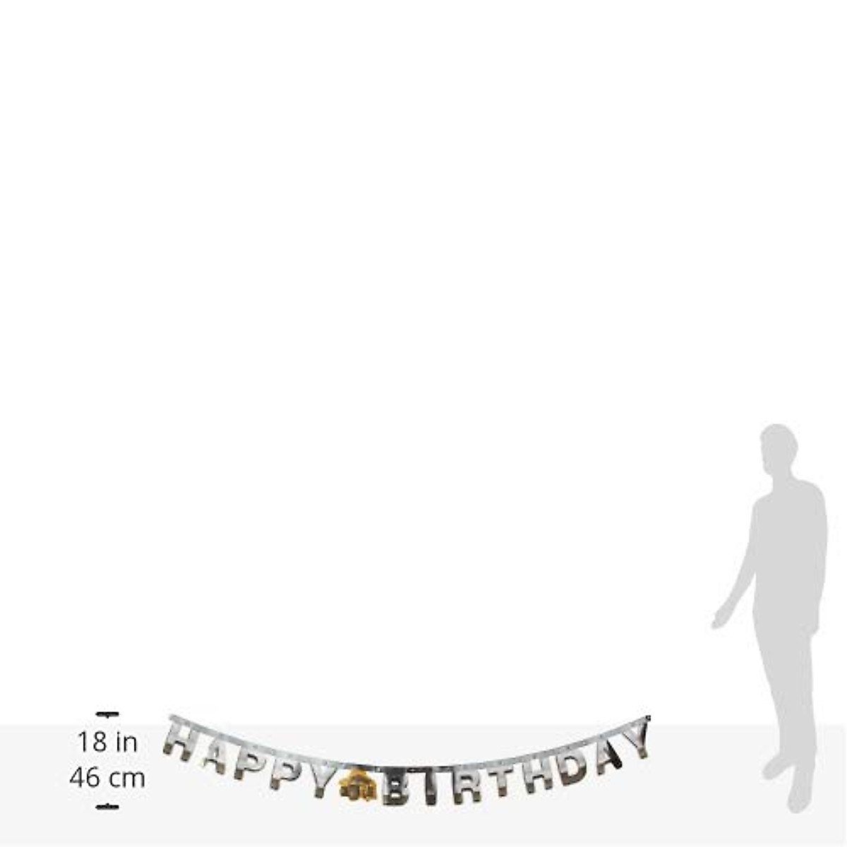 Creative Converting Construction Zone Birthday Banner, 96" x 7", Multi-colored