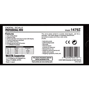 Tanita 1479Z Digital Mini Scale