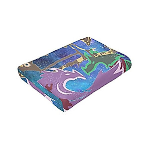 Movie Descendants 3 Blanket Super Soft Flannel Lightweight Plush Cozy Throws Blankets for Living Room Sofa Bedroom All Season 50"x40"