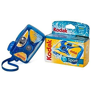 Kodak Sport Waterproof Single Use Camera 2 Pack - Floating Strap and Cloth