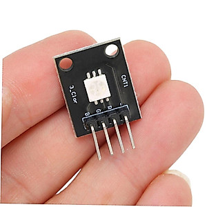 haillusty Create Stunning RGB Light Effects with This KY-009 SMD Board - DIY Electronic Kit with 3 Color Light and PWM Modulator a PCB Board - Compatible with 5V Power Supply