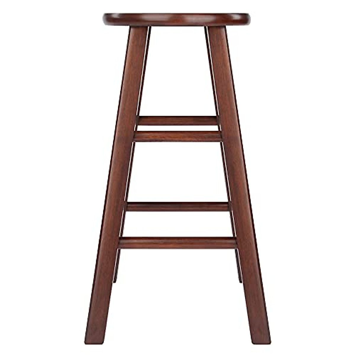 Winsome Wood Element Counter Stools, 2-Pc Set, Walnut, 24