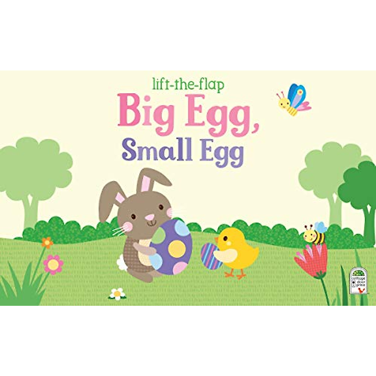 Big Egg, Small Egg - Lift-a-Flap Board Book, Gifts for Easter Baskets or Stuffers Ages 1-4