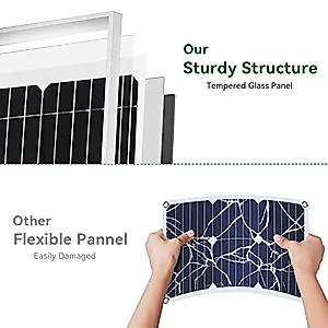 Antfraer Solar Water Pump, 20W Solar Water Fountain Pump 320GPH+ Flow Adjustable with 16.5FT Cord, 7 Nozzles Solar Fountain Pump for Pond Fish Pond Garden Waterfall Pool Hydroponics DIY Water Features