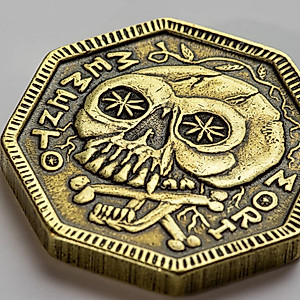Memento Mori Brass Coin | Memento Vivere Stoic Reminder Token