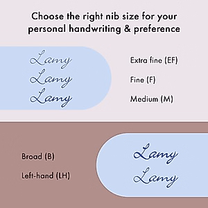 LAMY AL-star black - Fountain Pen with ergonomic grip & black steel nib in size F - lightweight aluminum body - including LAMY T 10 blue cartridge - Right-Handed