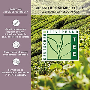 Creano Flowering Tea Abloom Tea – Flower Tea Ball Gift set with 17oz Glass Tea Pot | Black tea