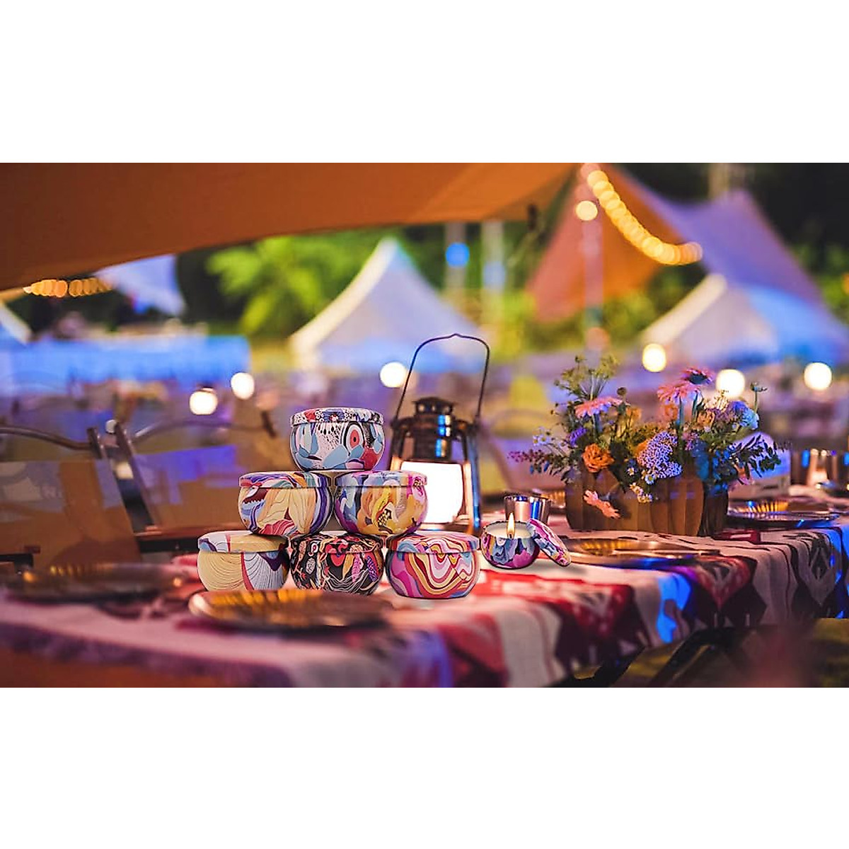 Fafamara 9 Pack Scented Candles Set, Multipack Natural Soy Wax Candles, Small Aromatherapy Candles, Stress Relief Tin Can Candle for Women Girl Birthday, Thanksgiving, Christmas