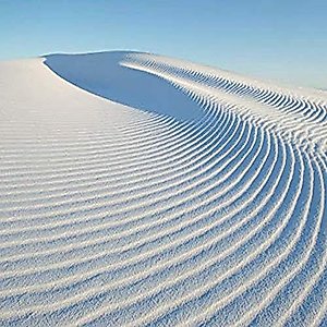 Posterazzi PDDUS32AMA0001LARGE Ripple Patterns in Gypsum Dunes, White Sands National Monument, New Mexico Photo Print, 36 x 24, Multi
