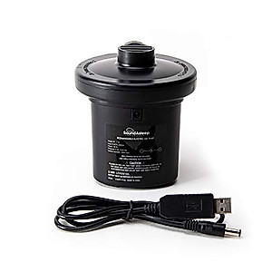 SoundAsleep Camping Series Air Mattress with Eco-Friendly PVC - Included Rechargeable Air Pump - Queen Size