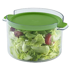 Kuhn Rikon Prep, Serve and Store Salad Maker and Cutting Board, Green, 21990