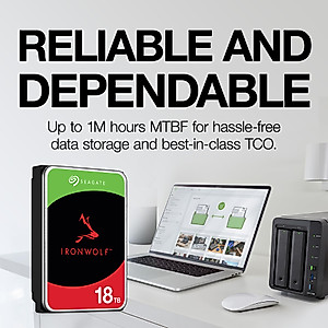 Seagate IronWolf 3Tb NAS Internal Hard Drive HDD – 3.5 Inch Sata 6GB/S 5900 RPM 64MB Cache for Raid Network Attached Storage (ST3000VN007)