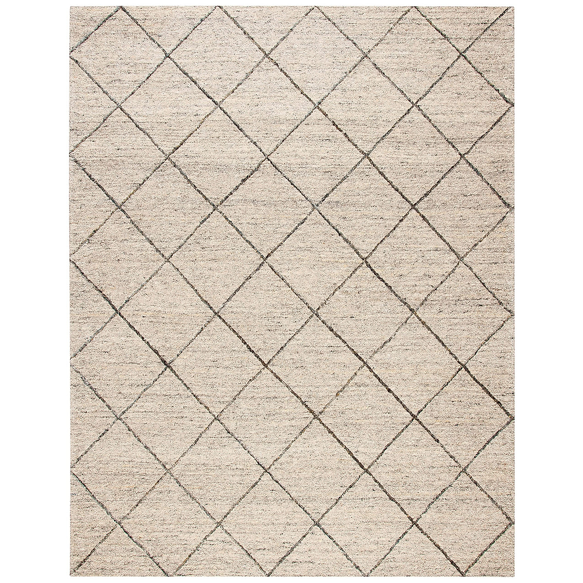 SAFAVIEH Himalaya Collection Area Rug - 10' x 14', Ivory, Handmade Wool, Ideal for High Traffic Areas in Living Room, Bedroom (HIM423A)