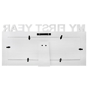 Picture Frames,Baby My First Year Photos Frame Photo Moments Keepsake Picture Frame Girls Boys Multi Photo Impression Kit Newborn Baby Infant Shower Frame Birthday Xmas Memories Christening Gifts