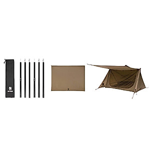 OneTigris Backwoods Bungalow 2.0 & Tent Footprint & Tent Poles (1.25m)