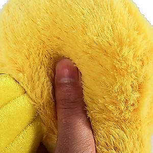 2 Pack Dog Chew Toys Soft Squeaker Dog Toy Plush Duck for Aggressive Chewers Large, Medium Small Dogs, Plush Crinkle Pet Supplies (Yellow)