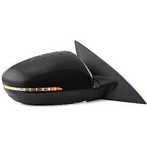 Kool Vue Driver & Passenger Side Power Heated Mirrors for Kia Optima 2012-2013 Power Fold With Signal Light Paintable USA Built Vehicle