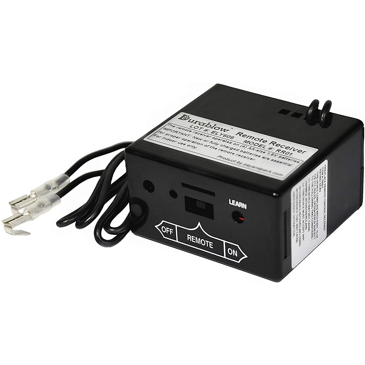 Durablow TR1001 On/Off Gas Fireplace Remote Control Kit for Millivolt Valve, IPI Module, Replaces Wall Switch, Wireless Gas Fireplace Remote