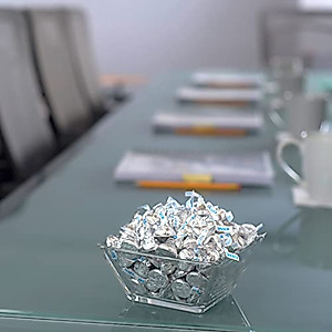 HERSHEY'S KISSES Silver Foils Milk Chocolate Candy, Individually Wrapped, Gluten Free, 66.7 oz Bulk Bag (Approximately 400 Pieces)