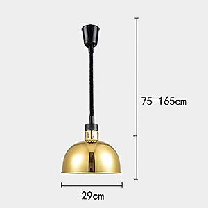 Light bulb 250W electric heat lamp food warmer light, kitchen buffet warmer infrared heating valve catering party for commercial food warmer buffet restaurant, 290mm, 4 pack
