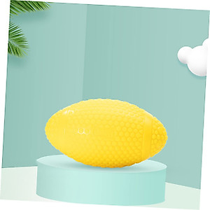 NOLITOY Animal Chewing Toy Dog Grinding Toys Rugby Toys for Football Toys Pet Molar Toys 2pcs Squeaky Shaped Toys