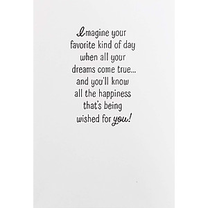 Greeting Card Happy 7th Birthday with Magical Unicorn Floral Design - Seven Years Old