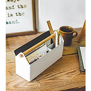 YAMAZAKI home Desk Organizer, White