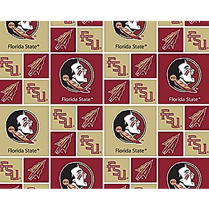 University Block Cotton Fabric 45'' inch Sold byF