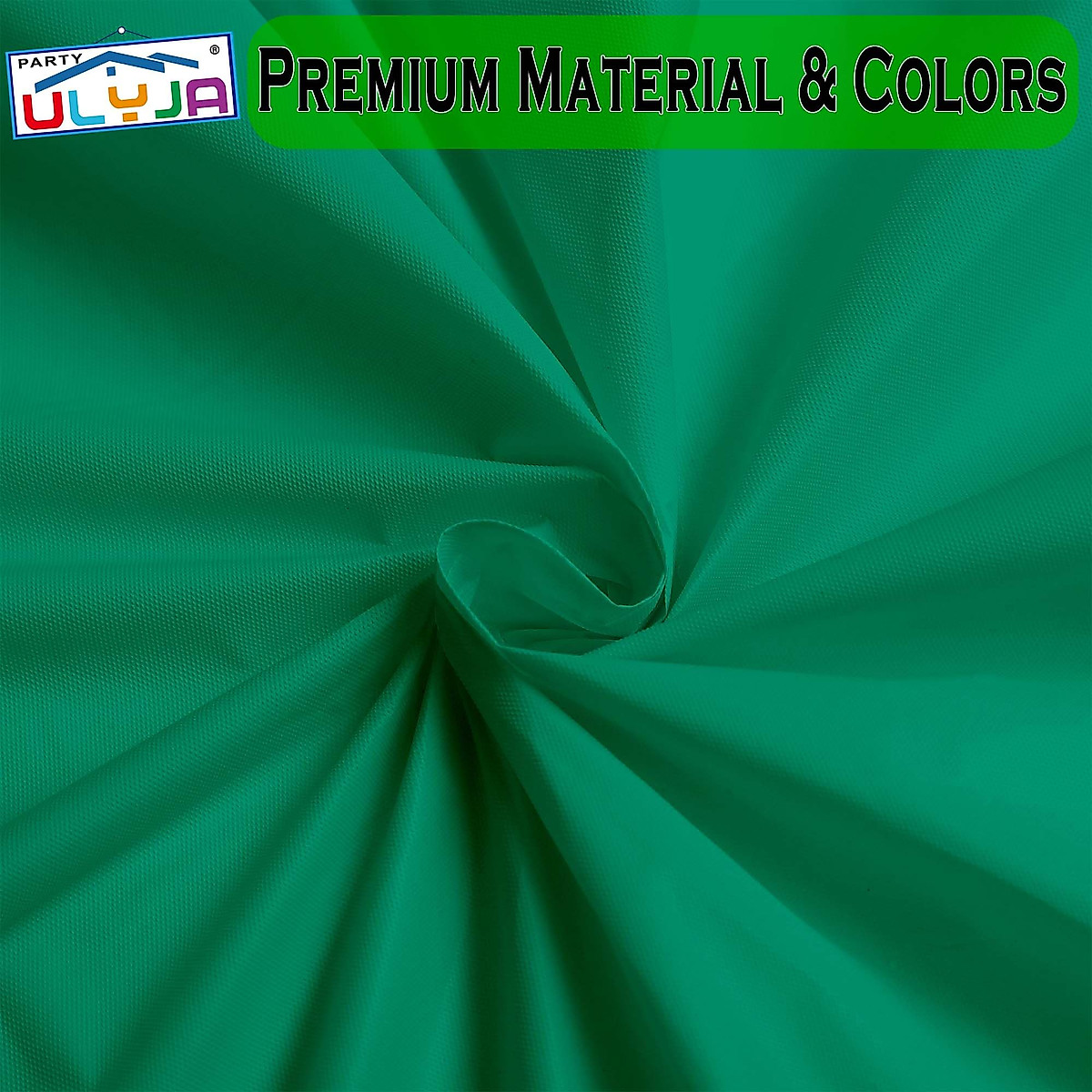 PARTY ULYJA Emerald Green 2 Pack Plastic Tablecloth Rectangle 54 x 108 Inches Disposable Dark Olive Green Sturdy Table Covers for Dining, Birthday, Wedding, Picnic, Event and Outdoor Use