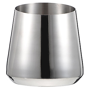 Garneck Stainless Steel Bucket Beer Bottle Bucket Double Metal Cooler Bucket Metal Ice Bucket Holder Cocktail Ice Drinks Buckets Bottles Cooler Tinplate Tableware