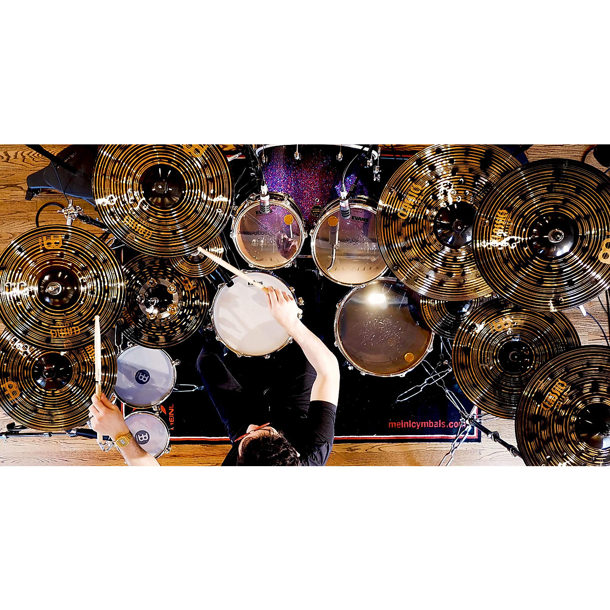 Meinl Cymbals Classics Custom Dark 16" Trash China Cymbal for Drum Set — Made in Germany — B12 Bronze, 2-Year Warranty (CC16DATRCH)