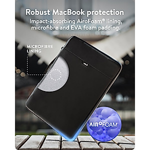 Mous - MacBook Pro 14 inch Case with Handle Ultra-Protective and Water Resistant Sleeve Cover with Drop Protection (Fits 2021 and 2023 MacBook Pro 14 inch)