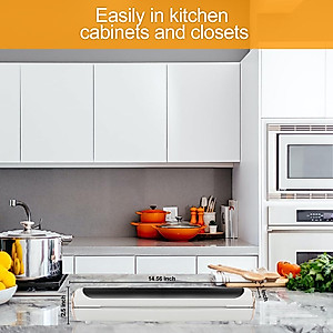 【1s Sealing】Uluck Food Saver Vacuum Sealer Machine ，80Kpa Automatic Food Sealers Vacuum Packing Machine, 4 in 1 Vacuum/Single Sealing & Dry/Fluffy Vacuum Sealer Machine with 10 Seal Bags