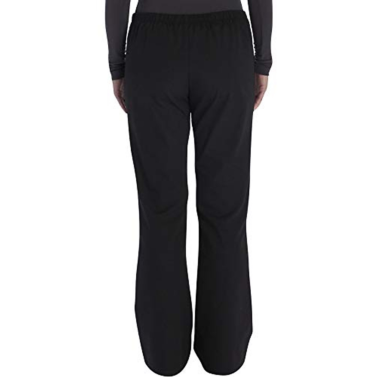 Vital Threads Womens Scrubs Set V-Neck Top & Drawstring Pant, VT512C, L, Black