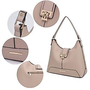 MKF Collection Hobo Bag for Women & Wristlet Wallet Set, Vegan Leather Handbag Purse Set, Shoulder bag by Mia k