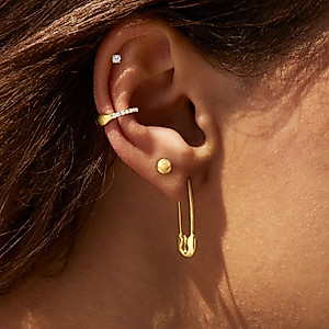 RS Pure by Ross-Simons 0.10 ct. t.w. Diamond Stud Earrings in 14kt Gold