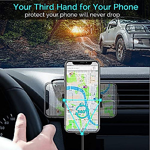 Wireless Car Charger Mount, Mikikin Auto-Clamping Qi 10W 7.5W Fast Charging Car Phone Holder Air Vent Compatible with iPhone 14 13 12 Pro Max Mini 11 XR XS X, Samsung Galaxy S23 S22 S21+ S10+ Note 20