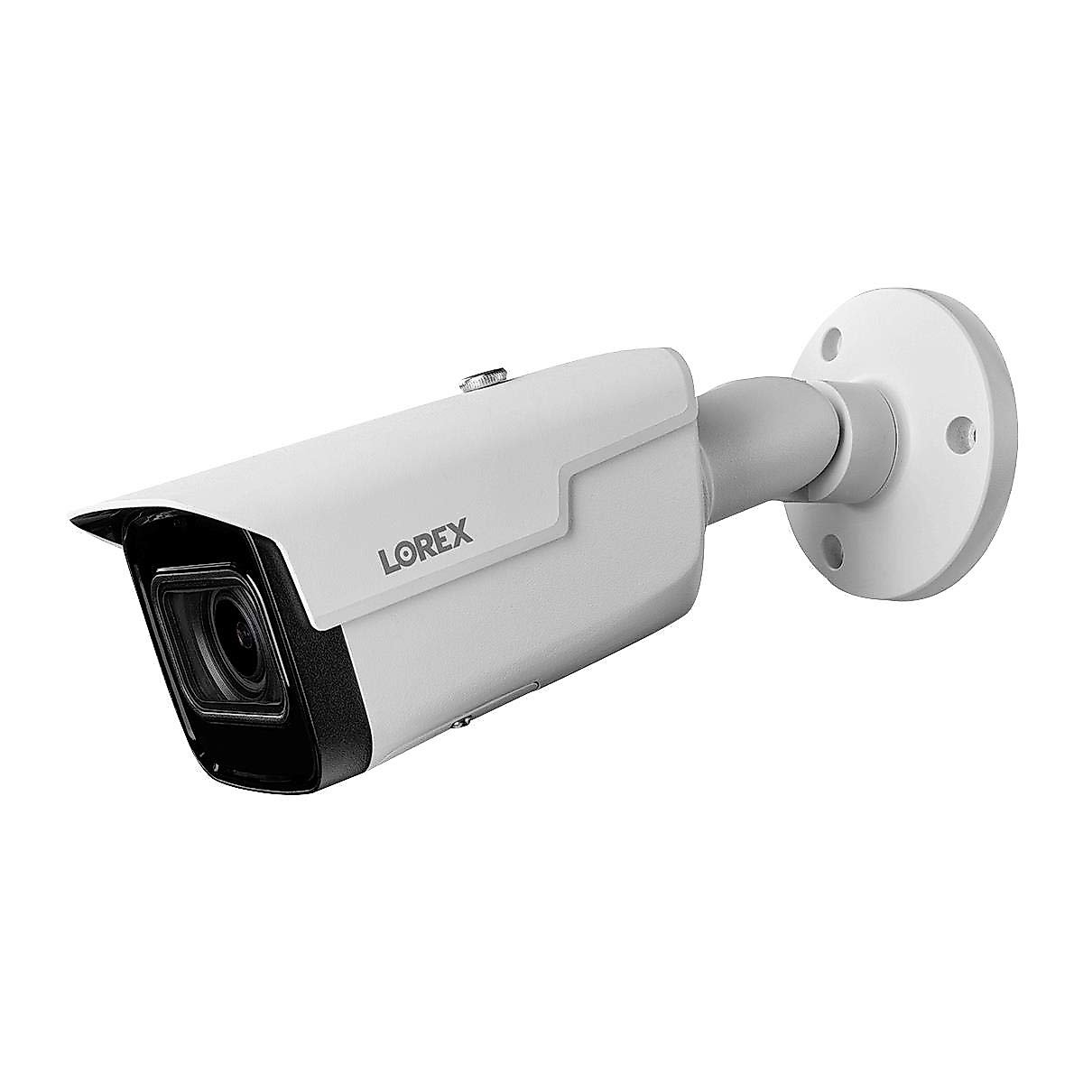 Lorex LNB9292B 4K (8MP) Motorized Varifocal Smart IP Black Security Camera with 4X Optical Zoom and Real-Time 30FPS Recording, 150ft Night Vision, IP67, White, Camera Only (M. ) (Renewed)