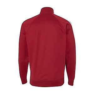 Independent Trading Co. - Lightweight Poly-Tech Full-Zip Track Jacket - EXP70PTZ - XL - Brick Red