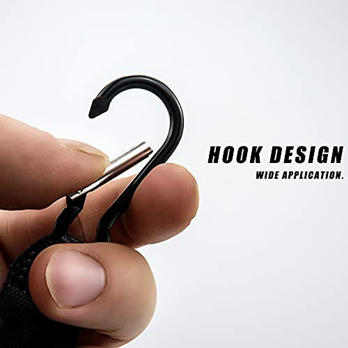 10 Pcs Fence Hook Hanger Paracord Carabiner Hanging Hooks Fence Hook Perfect for Bottles Backpack Bat Bags Camping Tools