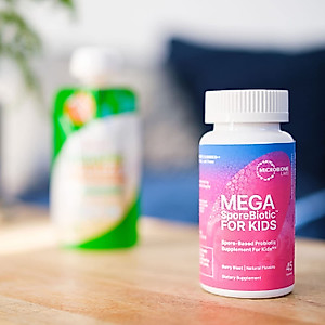 Microbiome Labs Kids & Pet Probiotic Bundle - MegaSporeBiotic for Children + FidoSpore Spore Based Probiotics for Dogs and Cats