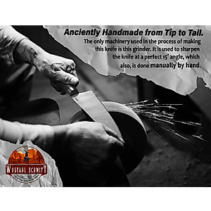 WUSTAHL Hand Forged 8 inch Professional Real Damascus Chef Knife. Japanese Blade made of Ancient Damascus Steel. German Handle, Handmade from Pakkawood. High Carbon, Sharp Gyuto Kitchen Knife.