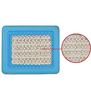Dxent 491588S Air Filter 491588 399959 for Briggs and Stratton 625e 675ex 725ex Troy-Bilt TB110 TB230 TB130 TB210 3.5-6.75 Gross HP LG491588JD Push Lawn Mower w Pre Filter Fuel Filter Spark Plug