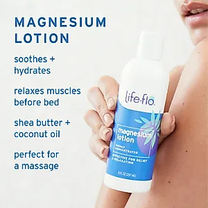Magnesium Lotion Life Flo Health Products 8 oz Liquid