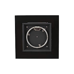 Megan Outdoor Modern 19.5-Inch Fire Column, Dark Gray and Gloss Black