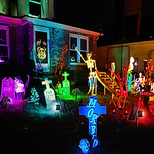 JSOT Solar Lights Outdoor, Spot Lights, Solar Powered Spotlight Waterproof Green Lights Solar Spotlights for Garden Yard Pathway Landscape Lighting