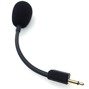 Mic Replacement Fits for Razer BlackShark V2,V2 Pro,V2 Special Edition Wireless Gaming Headsets, Noise Cancelling 3.5mm Jack BOOM BlackShark PC Game sound Microphone Set with 2 Pcs Foam Covers