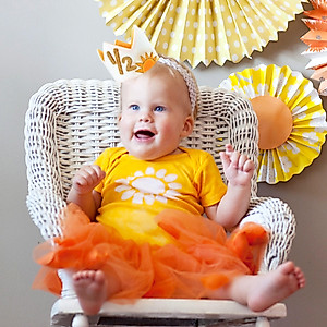 JeVenis Half Birthday Crown Half Way Around the Sun Hat Half Birthday Hat