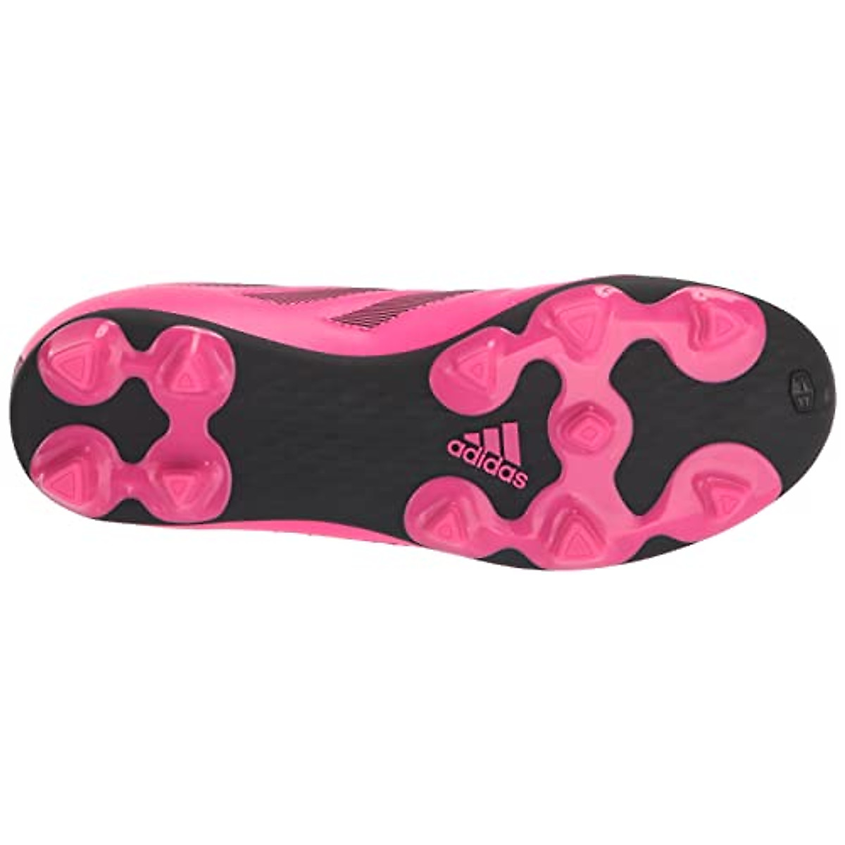 adidas Goletto VIII Firm Ground Soccer Shoe, Team Shock Pink/Black/Black, 13 US Unisex Little Kid