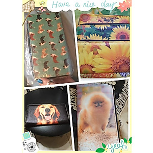 Coloranimal Unisex Gift Llama Wallet Kawaii Fimaly Alpaca Business Clutch Purse Travel Coin/Money/Cash Leather Zipper Wallets